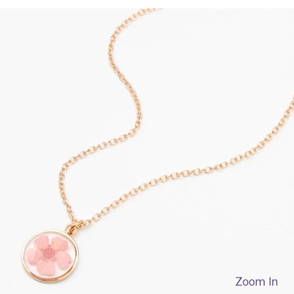 Claire's | Jewelry | New Claires Girls Womens Round Flower Goldtone ...
